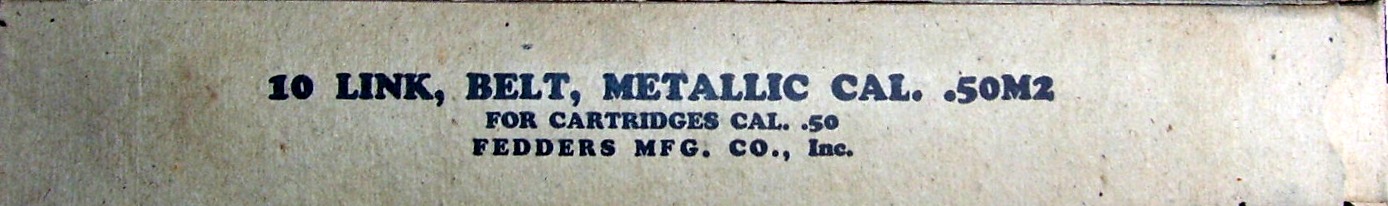 WWII 50 Caliber Links